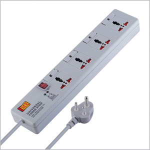MX Universal Power Strip 5 Amp Individual Fuse 2950_3M 4 Socket ...