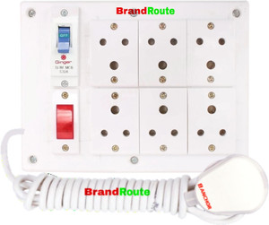 BrandRoute 6 Socket Board Anchor Component Fitted Heavy Duty Copper ...