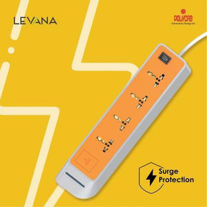 Polycab 4-WAY EXTENSION BOARD WITH SURGE PROTECTION 4 Socket Extension ...