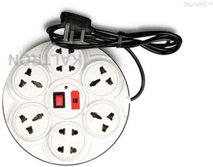 UNI 8 Socket Extension Boards (White, 2.5 m) 8 Socket Extension Boards ...