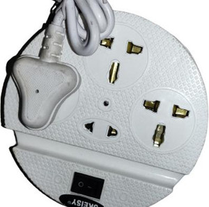 Skeisy ext 4+1 rounded extension cord and 4 mtr long wire and 6 amp ...