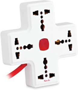 Fybros 4x1 Extension Cord, Extension Box, 4 Socket Extension Boards ...