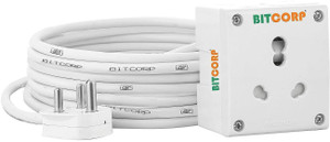BITCORP Single Socket Extension Board 1 Way Plug 16A(2500W),1 Switch ...