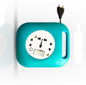 Balaji 2 Pin Flex Box 8 Mtr. with Handle, Indicator & Socket. 3 Socket ...