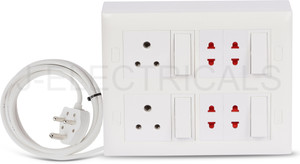 Electro Factory Premium Modular Extension Board With 3 Core Wire 6 ...