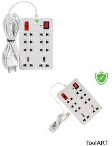 TOOLART sdf43_Electric Board Multi Shoket 8 Socket Extension Boards ...