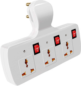 ECOBELL 3+3 Multiplug 3 Socket Extension Boards Price in India - Buy ...