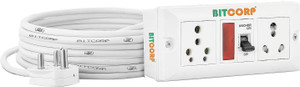 BITCORP 16A Extension Board 2 Multi Socket 1 MCB (3500W) MCB | 2 Meter ...