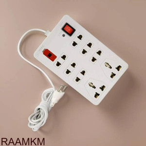 RAAMKM CDL_M_934_Power Strip Surge Protector Electric Board 8 Socket ...