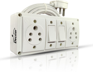 Elecstar 6 METER 2 SOCKET 2 SWITCH 6 amp Extention Box 2 Socket ...