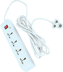 Dragon 2Mtr wire Multipurpose surge protector 4 SOCKETs extension board ...