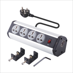 MX Premium Power Console 6 Amp 4 Universal 180⁰ Rotatable Sockets+2USB ...