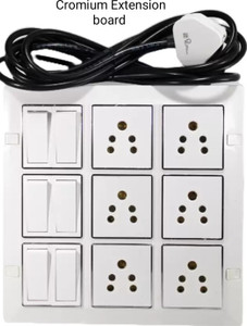 SMARTELECTRICS 18 modular series 6 Socket Extension Boards Price in ...