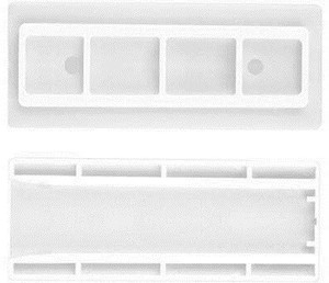 Xydrozen Wall Mounted Socket Extension Sticker panel holder household ...