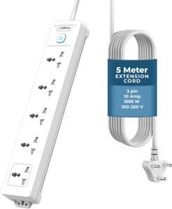 EMBox 10A Extension Board 5 way power strip 2500w Universal Sockets ...