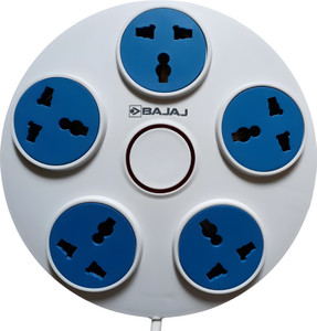BAJAJ 5 Way Extension Reel 3 MTR 5 Socket Extension Boards Price in ...