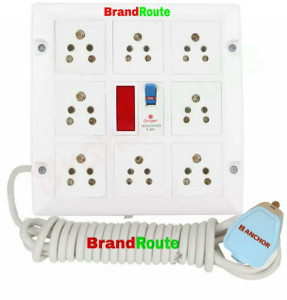 BrandRoute Modular Extension Board Heavy Duty With MCB 8 Socket ...