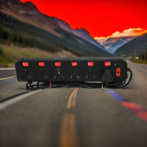 TOOLART 6 Switch 6 socket extension Board with 3mtr wire 6AMP WIR469 6 ...