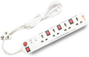 Orient Electric 4x4 Way Extension - Board 2 Mtr. 4 Socket Extension ...