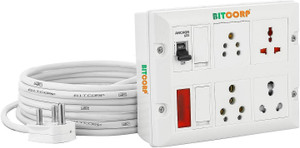 BITCORP Extension Box 6A 16A 20A 4 Socket 2 Switch (3500W) Load MCB ...