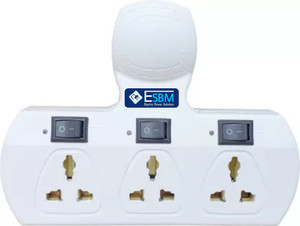ESBM 3 MultiPlug with Individual Switches, LED Indicators and Fuse ...