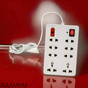PINGA CD_L_1042_Multi Plug Power Extension Board Cord 2m Long Wire 8 ...