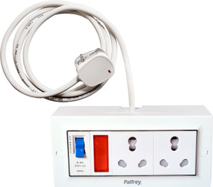 PALFREY Electric Extension Board - 16A MCB with two 16A Socket |8 meter ...