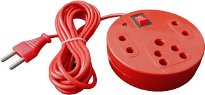 ARISERS Round 3+1 Extension Board with 2m Wire & Standard Socket Design ...