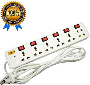 Sanhan ELECTRIC BOARD POWER STRIP MULTI PLUG 6 switch best quality 6 ...