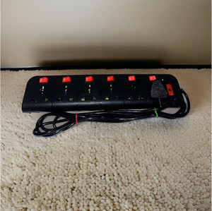 TOOLART 6 Way Extension Board WIR510 6 Socket Extension Boards Price in ...