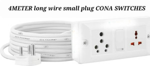 BAHUL 4 METER LONG WIRE EXTENSION WITH SMALL PLUG EASY CONA SWITCHES 2 ...