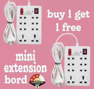 heoluix Power Extension Board (Pack of 2) 8 Socket Extension Boards ...