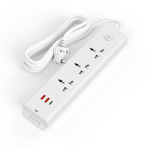 XBEY Power Strip with USB Type–C I Extension Cord with Surge Protection ...