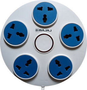 BAJAJ 5 Way Extension Reel 3 MTR 5 Socket Extension Boards Price in ...