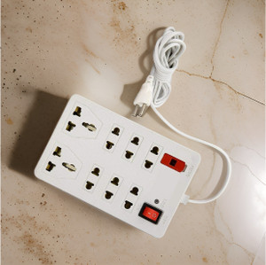 DM OVERSEASE Power Plate 8 Multi Plug 1500W 8 Socket Extension Boards ...