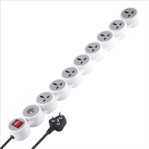MX Universal Sockets Snake Surge Protector with 15 Amp Master Switch ...