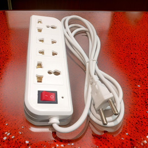 TOOLART 4-Socket Extension Board with 1.5m Cable – Surge Protected ...