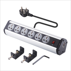 MX Premium Power Console 6 Amp 6 Universal 180⁰ Rotatable Sockets+2USB ...