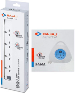 BAJAJ SPIKE GUARD 2 Socket Extension Boards Price in India - Buy BAJAJ ...