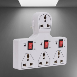 oe Multi Plug Fuse Switch with Individual 3 Switches 4 Socket Extension ...