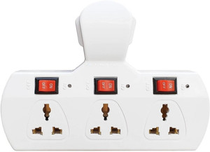 BONARCH Multi Socket 3 Socket 3 Switch Universal Multi Socket Extension ...