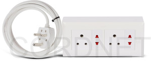 Cordnet Premium Modular Extension Board With 3 Core Wire 3 Socket ...