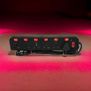 TECHNATURE 6 Switch 6 socket extension Board with 3mtr wire 6AMP yXR25 ...