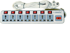 CANDLE ABS UNBREAKABLE LONG COPPER WIRE 7 SWITCHES+ POWER STRIP(7+7) 7 ...