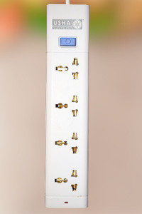 USHA 4 Socket Multipurpose Extension with 4 Mtr Long Wire Shock Proof ...