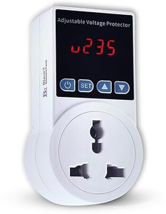 Blackt 220V 10A Automatic Digital Voltage Surge Protector for Home ...