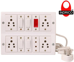 INDRICO Switch Board Spike Buster Fitted with 5 Anchor Sockets(5 Amp),4 ...