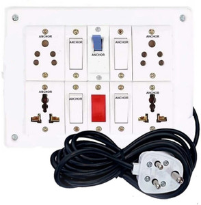 BAHUL latest Anchor / REO (Havells) board with 4meter long wire 4 ...