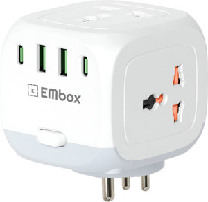 EMBox Extension Board with USB C and USB A Ports with Safety Shutter ...
