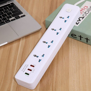 ZUCUR 4 Extension Board With Usb Plug Premium Extension Board for ...